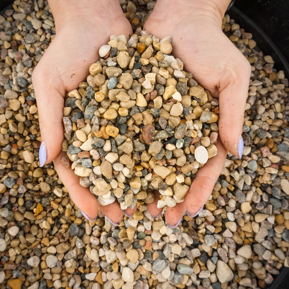 Pea Gravel Half Yard - Lacoste Garden Centre webshop | Winnipeg