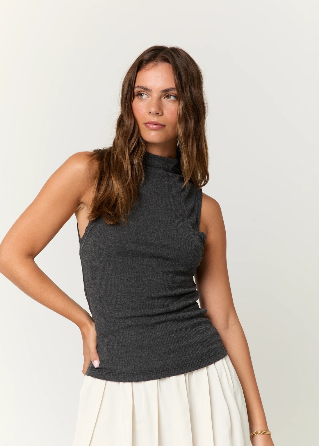 Elise Rib Raglan Tank - Lacoste Garden Centre webshop | Winnipeg